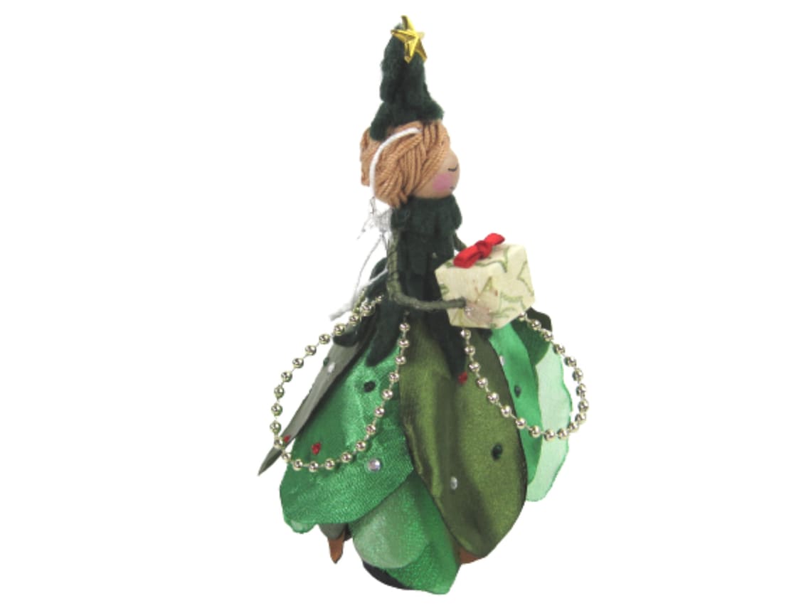 Christmas Tree Fairy Ornament, Fairy Decoration, Festive Gift for ...