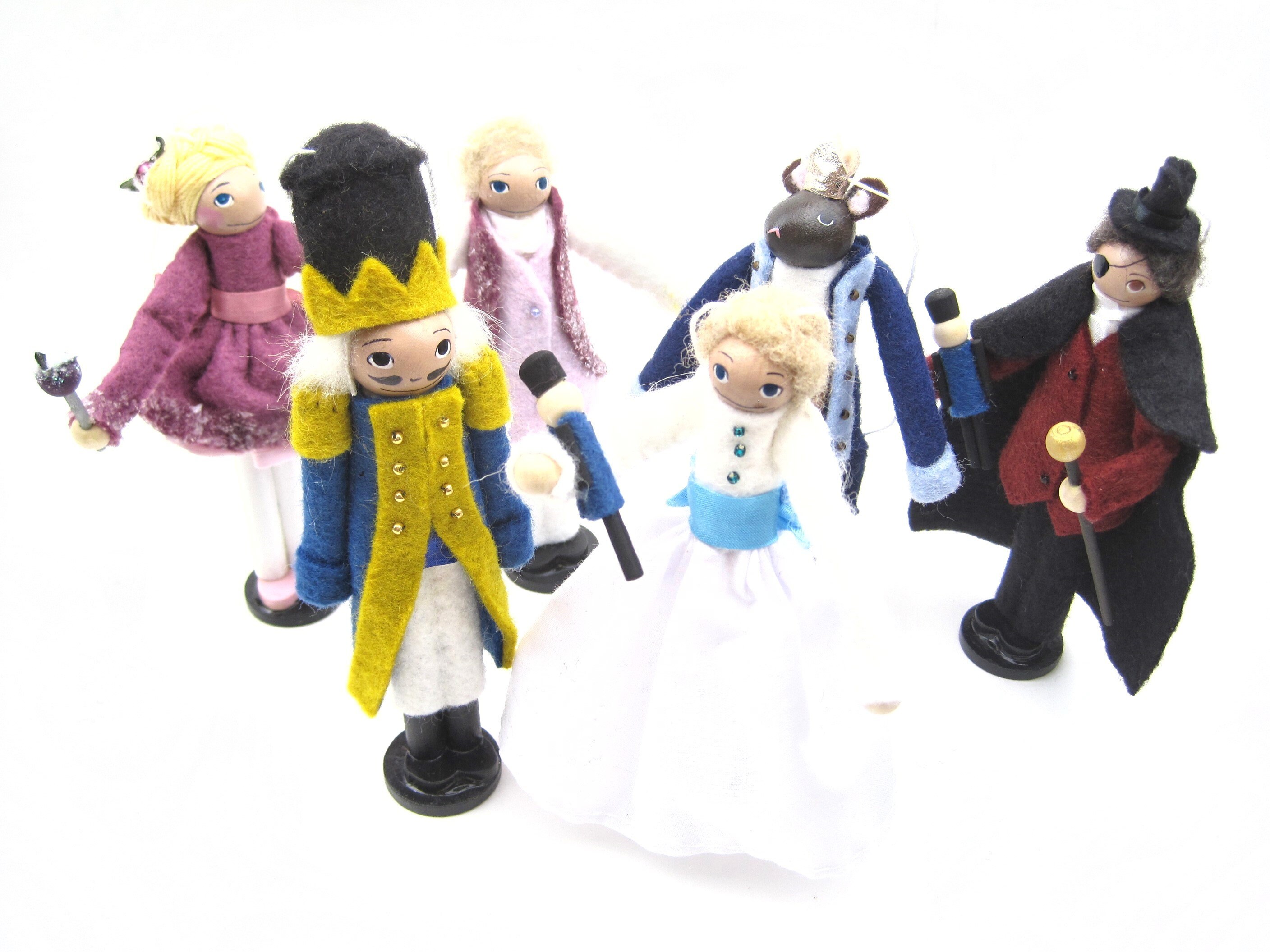 Nutcracker Ballet Wooden Ornaments Choose Your Character | Etsy