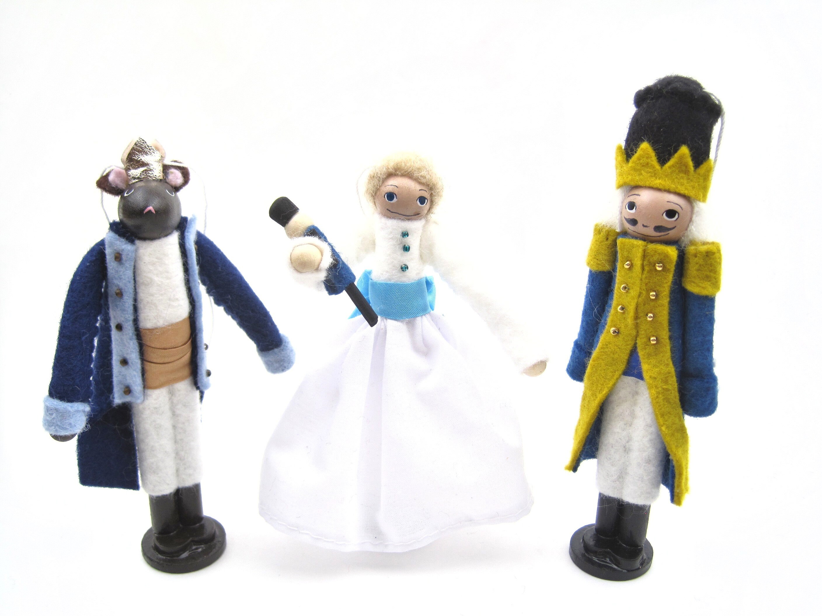 Nutcracker Ballet Wooden Ornaments Choose Your Character | Etsy