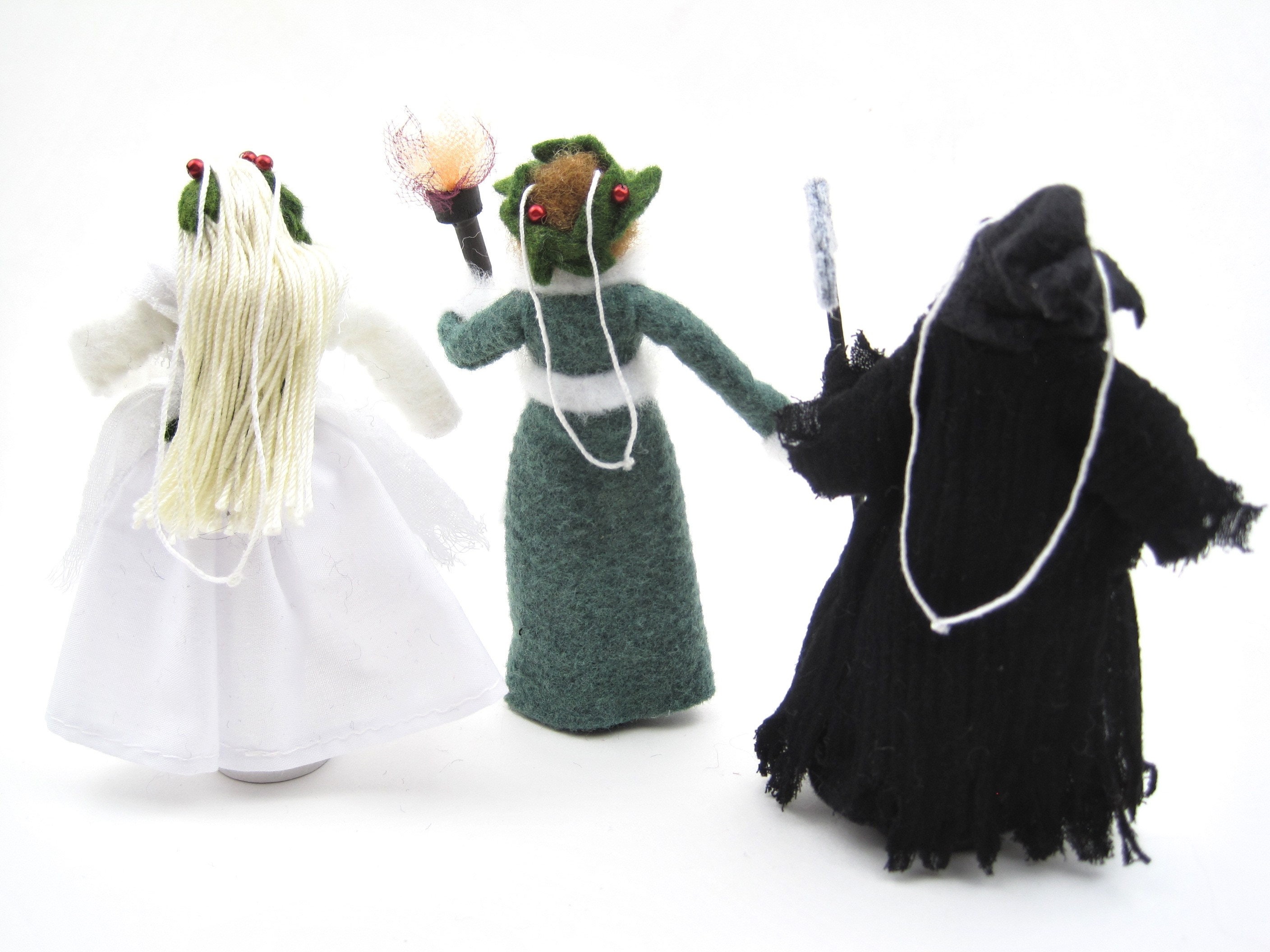 Christmas Carol Wooden Ornaments Charles Dickens' A | Etsy