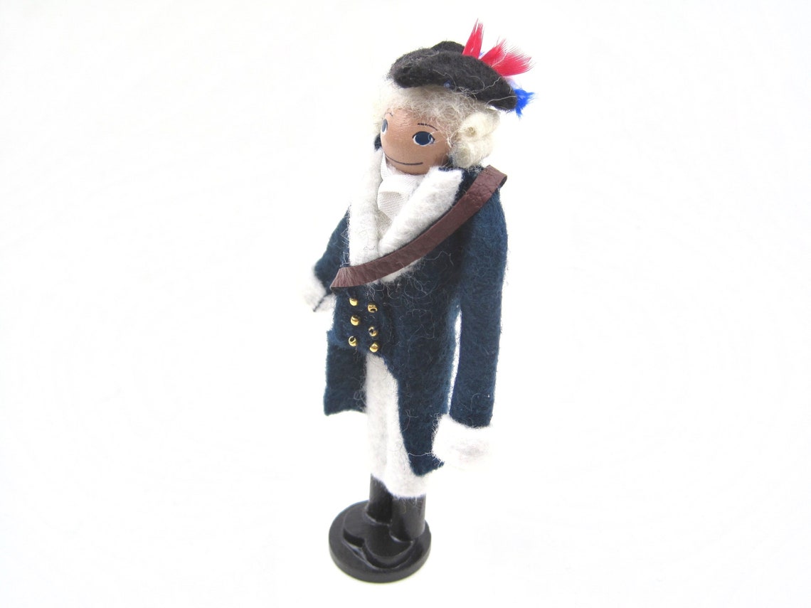 Lafayette Wooden Ornament Marquis De Lafayette Decoration - Etsy
