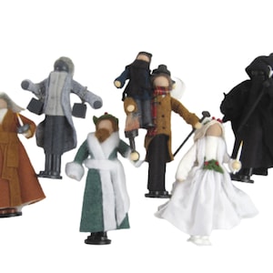 Christmas Carol Wooden Ornaments, Charles Dickens' A Christmas Carol ...