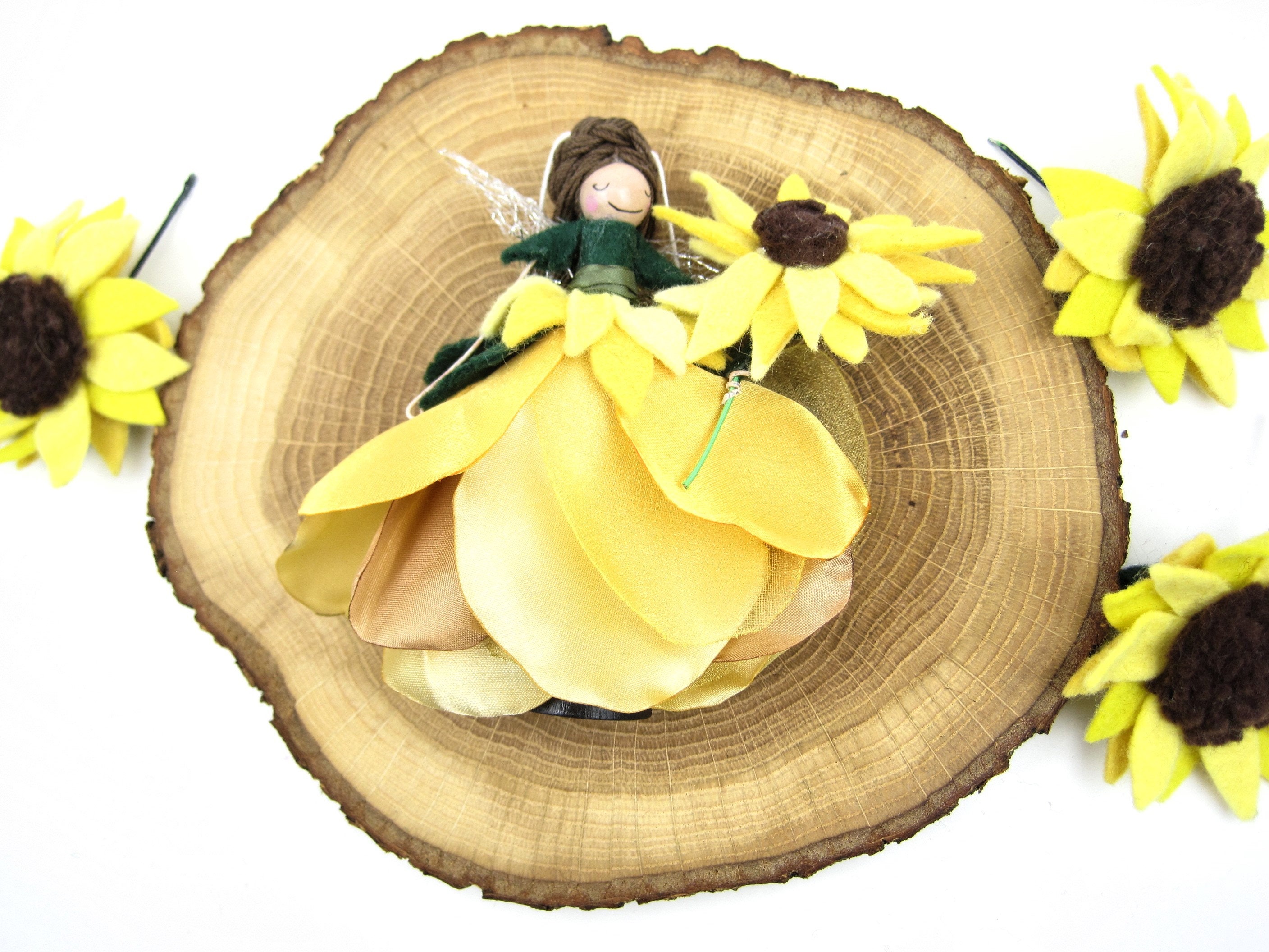 Sunflower Fairy Ornament Summer Decoration Gifts for | Etsy