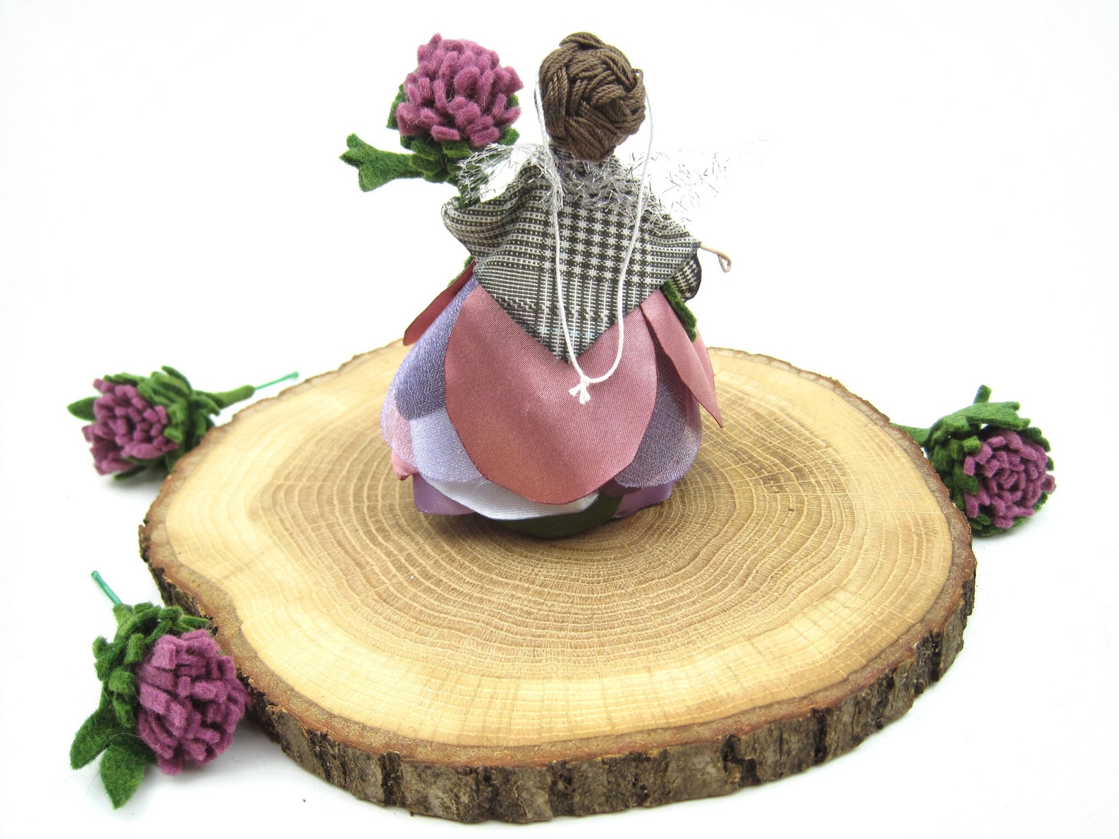 Scottish Thistle Flower Fairy Ornament Celtic Fairy | Etsy