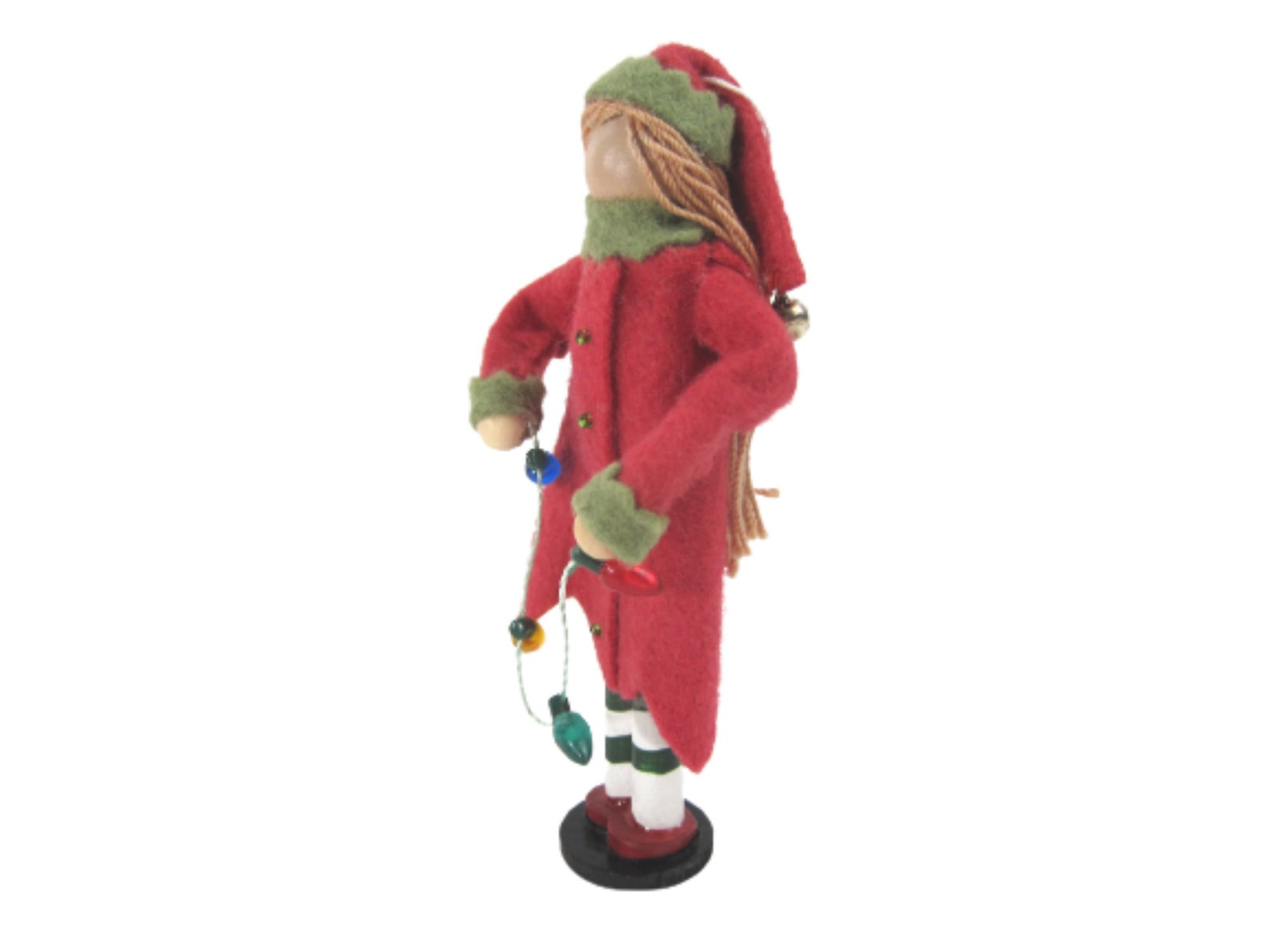 Elf Hanging Christmas Lights, Wooden Ornament, Light String Elf, Elf ...