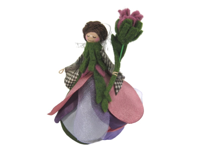 Scottish Thistle Flower Fairy Ornament Celtic Fairy - Etsy