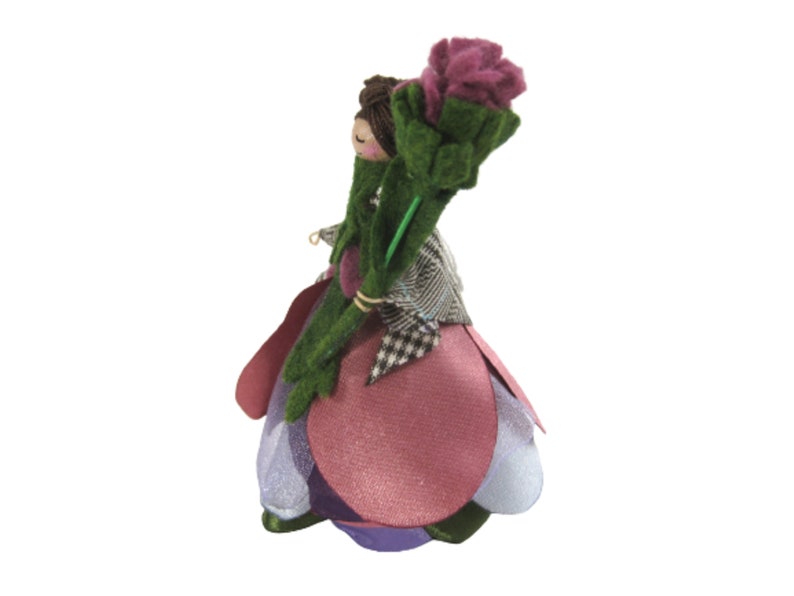 Scottish Thistle Flower Fairy Ornament Celtic Fairy - Etsy