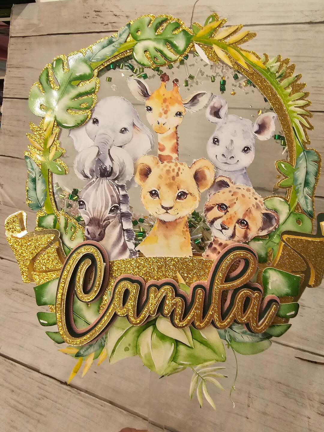 Cute Safari Cake Topper - Etsy