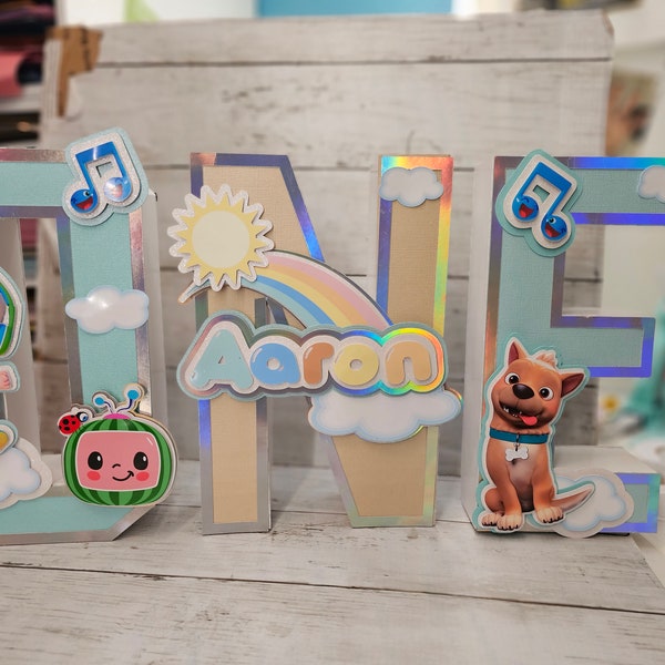 Cocomelon Letters - Etsy