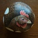 Art Rock/easter Home Decor Stone/hen Painting/art Rock/bird Art Stone ...