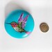 Hummingbird Stone Art.mandala Rock.painting.bird Stone - Etsy UK