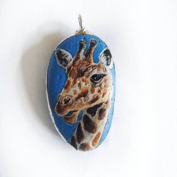 Painted Rock Giraffe - Etsy