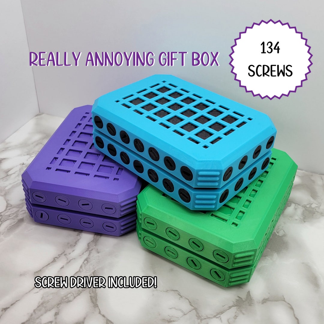 Really Annoying Gift Box, Prank Gift, Gag Gift, Gift Card Holder, Trick ...