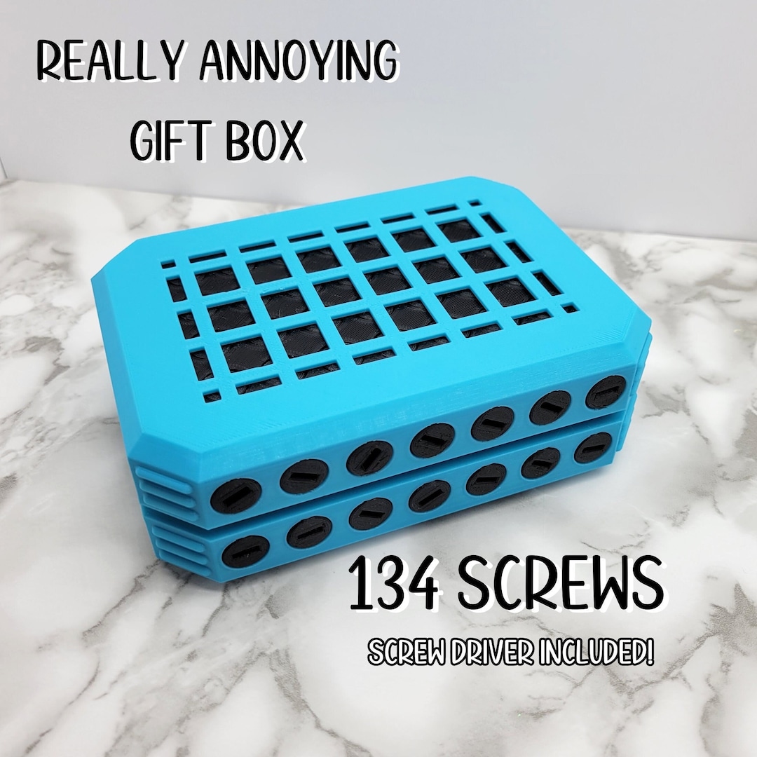 Really Annoying Gift Box, Prank Gift, Gag Gift, Gift Card Holder, Trick ...