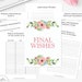 Final Wishes, Printable End of Life Planner to Fill in Your Funeral or ...