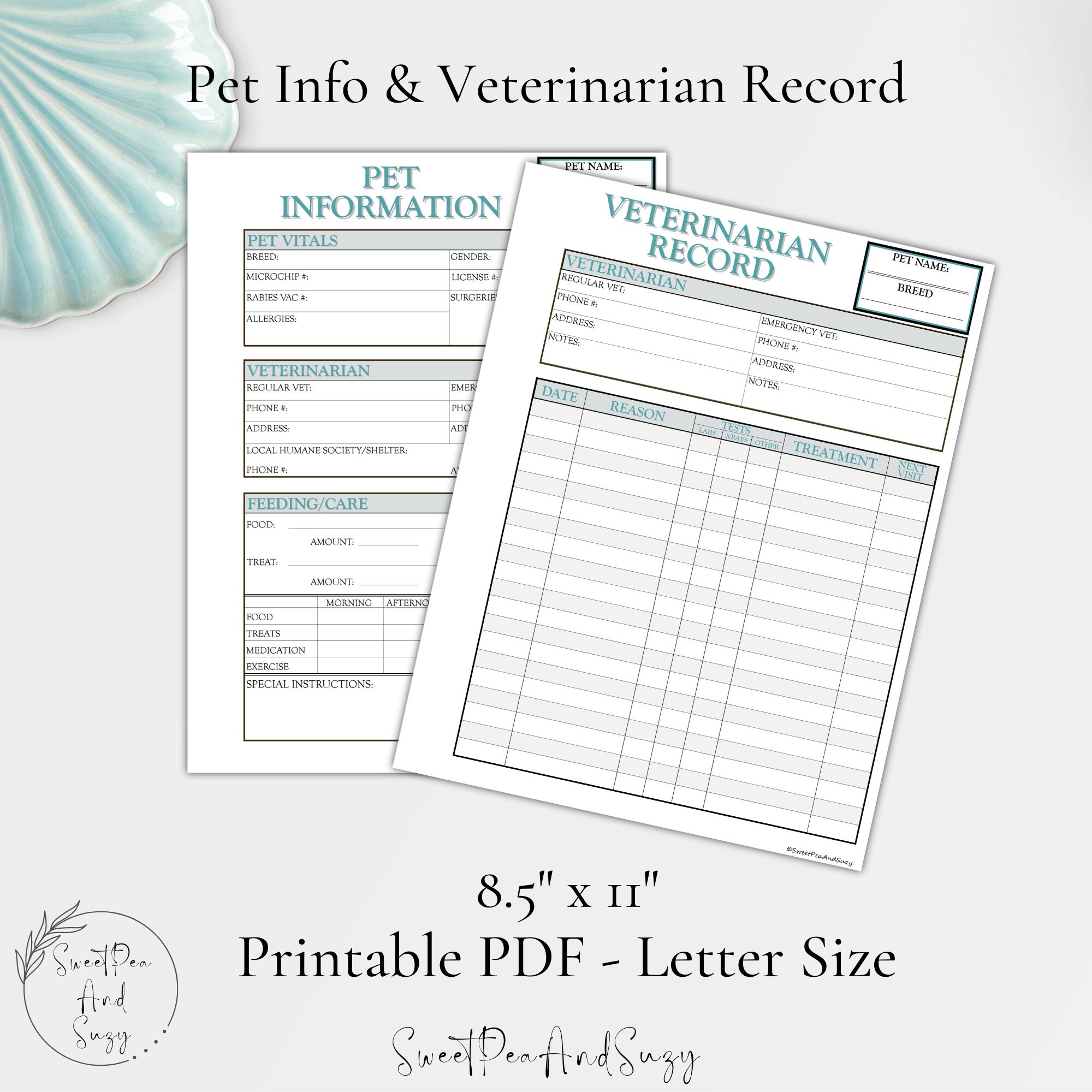 Pet Info Bundle, Pet Care, Pet Sitter, House Sitter, Veterinarian ...