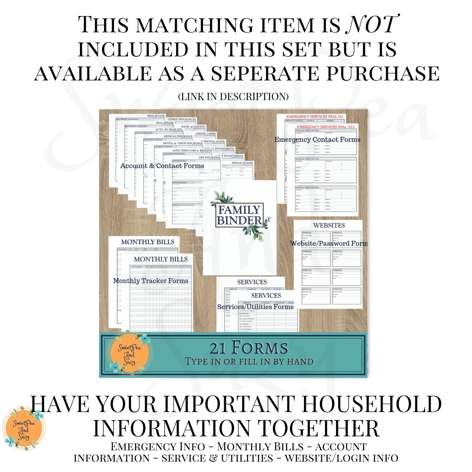 Organize Your EXISTING Estate Plan Documents Cover and Spine - Etsy