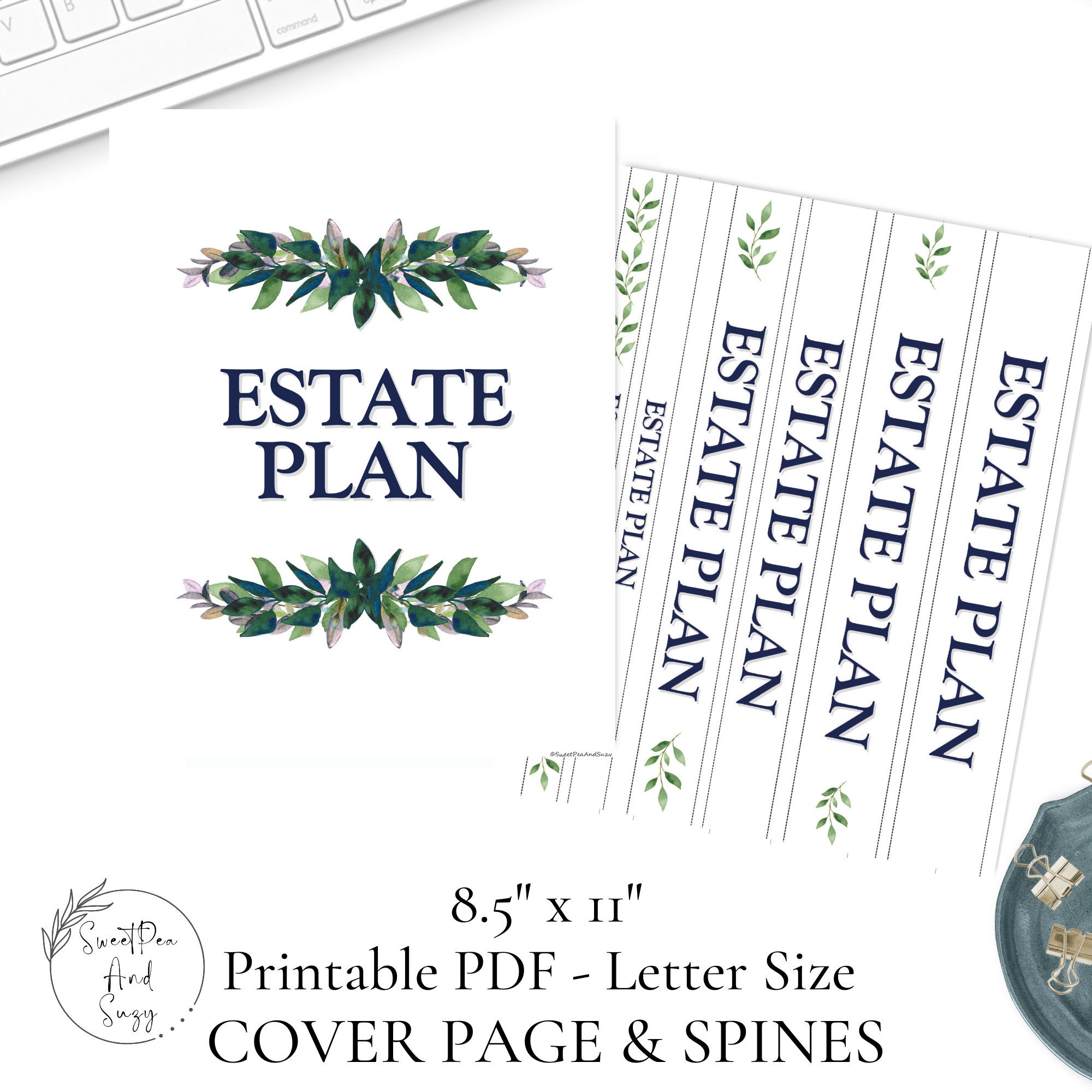 Organize Your EXISTING Estate Plan Documents, Organization Cover Pages ...