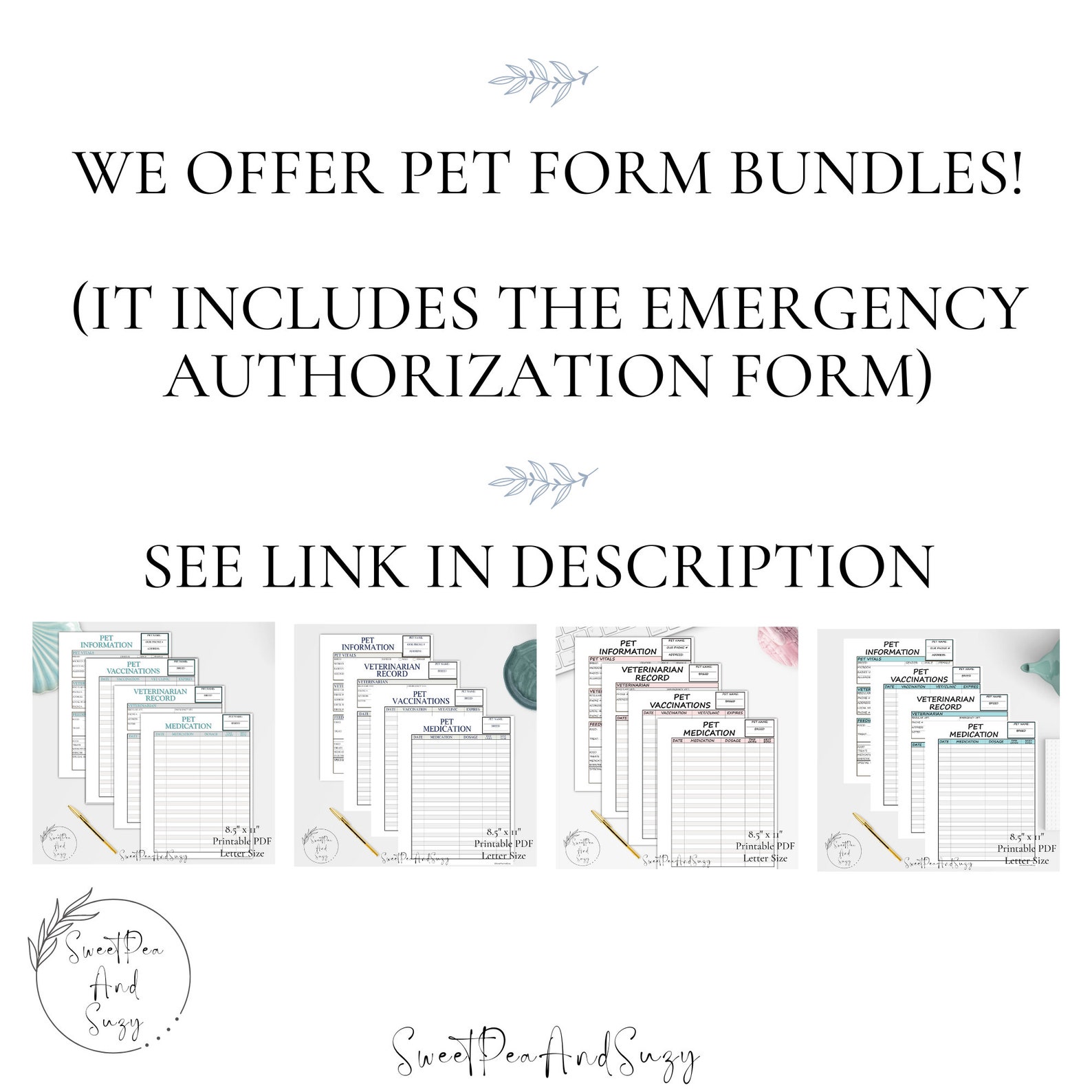 Pet Care Emergency Authorization Form, Pet Care, Pet Sitter, House ...