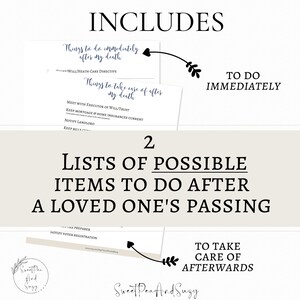 Final Wishes, Printable End of Life Planner to Fill in Your Funeral or ...