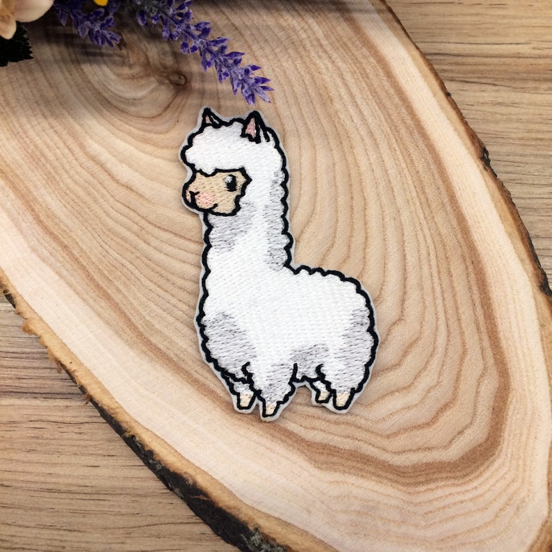 Alpaca Lama Iron On Embroidered Patch DIY Camel Sewing Cute | Etsy