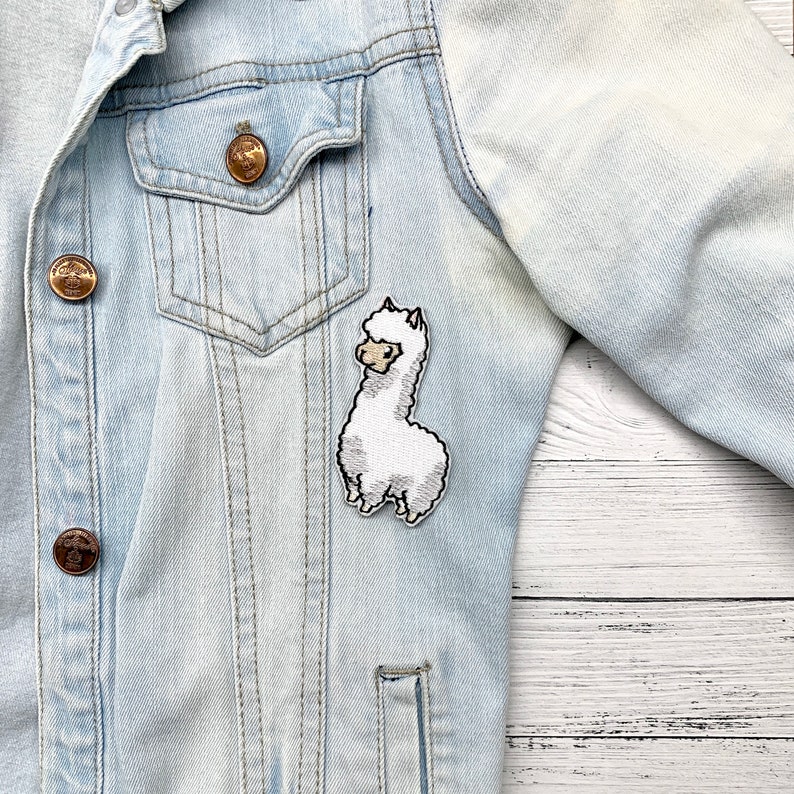 Alpaca Lama Iron On Embroidered Patch DIY Camel Sewing Cute | Etsy