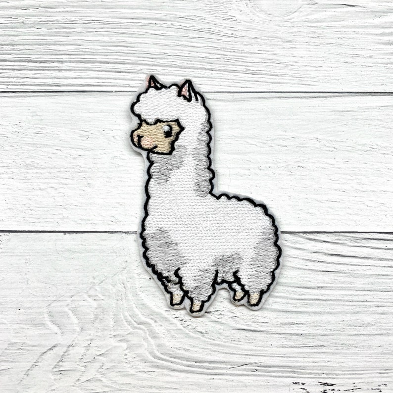 Alpaca Lama Iron On Embroidered Patch DIY Camel Sewing Cute | Etsy