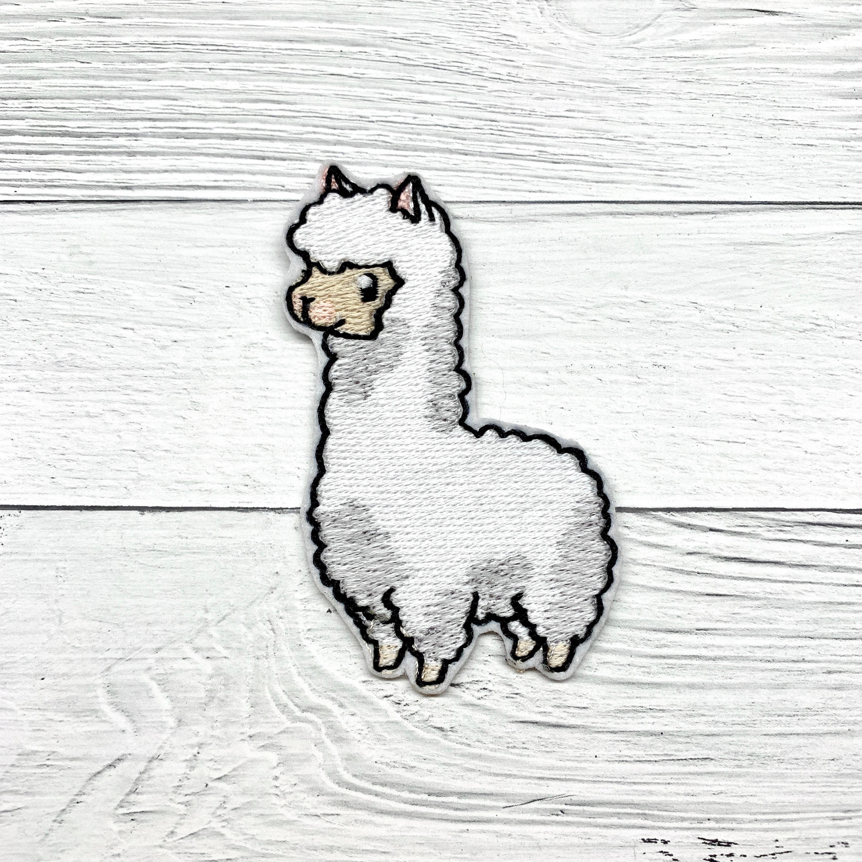 Alpaca Lama Iron On Embroidered Patch DIY Camel Sewing Cute | Etsy