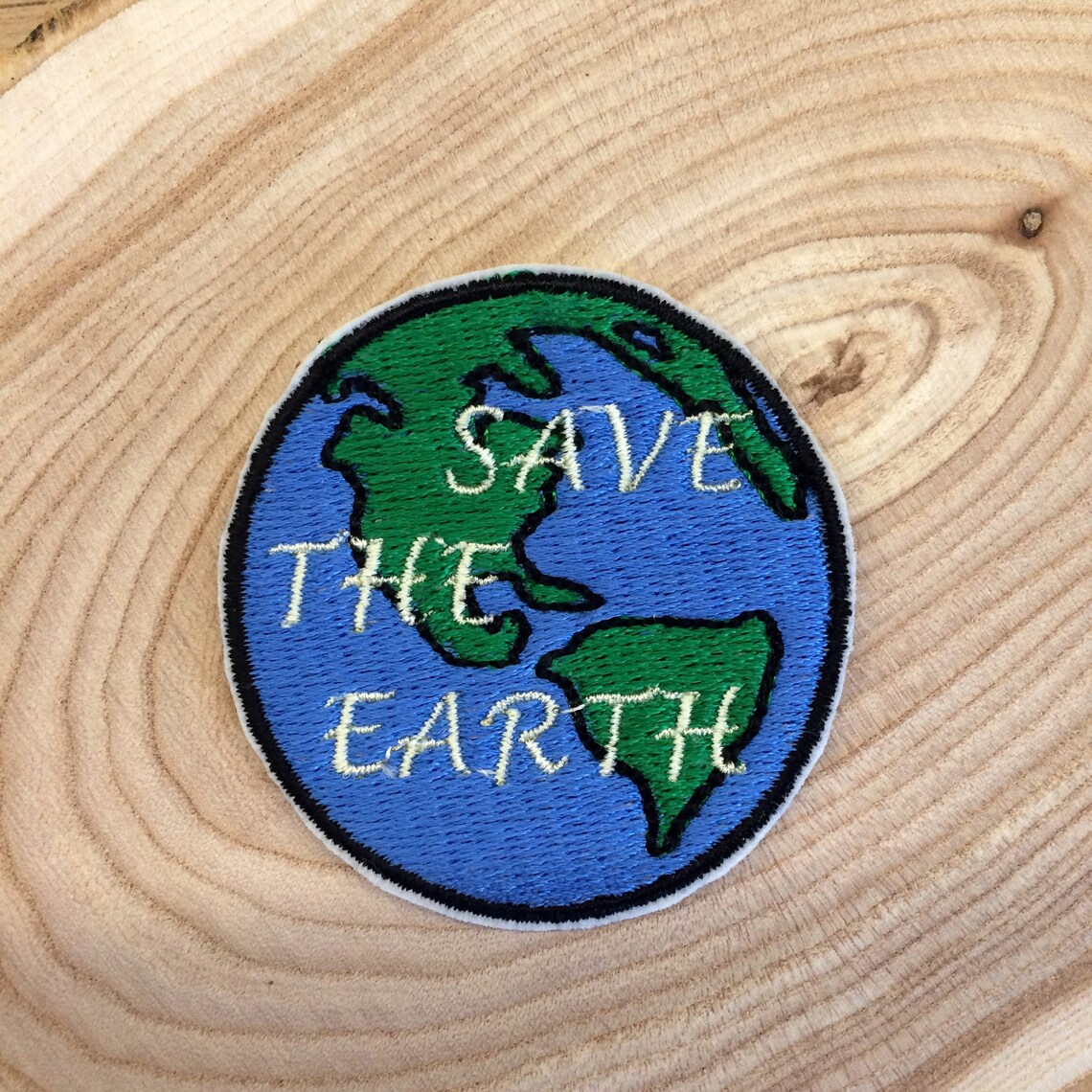 Save the Earth Nature Animals Embroidered Patch Iron on Sew on | Etsy