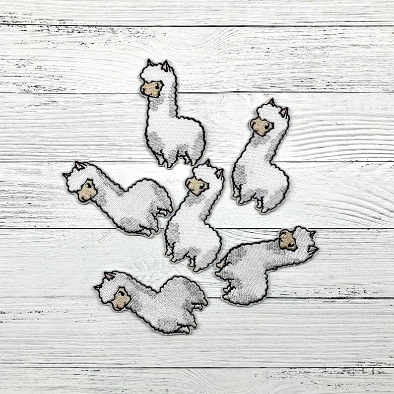 Alpaca Lama Iron On Embroidered Patch DIY Camel Sewing Cute | Etsy