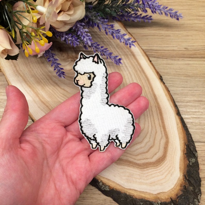 Alpaca Lama Iron On Embroidered Patch DIY Camel Sewing Cute | Etsy