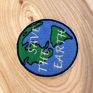 Save the Earth Nature Animals Embroidered Patch Iron on Sew on | Etsy
