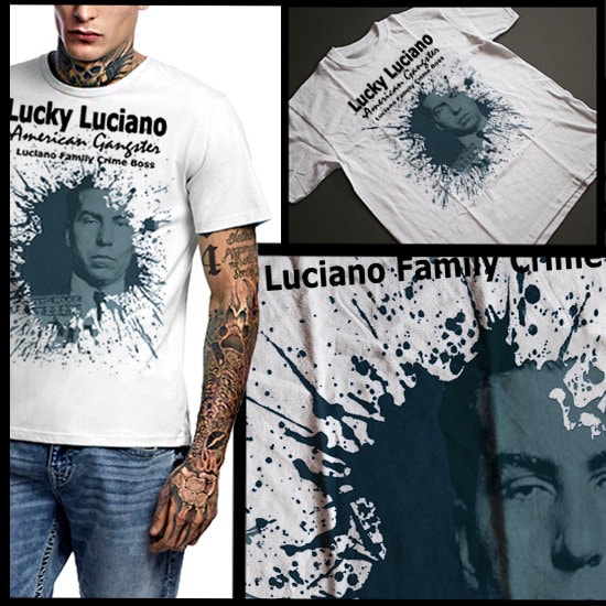 Lucky Luciano Rapper Tattoos