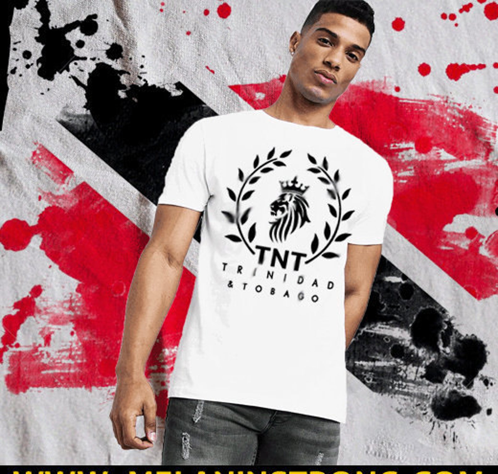Trinidad Crowned Lion T-Shirt Calypso King Trini Power Flag | Etsy