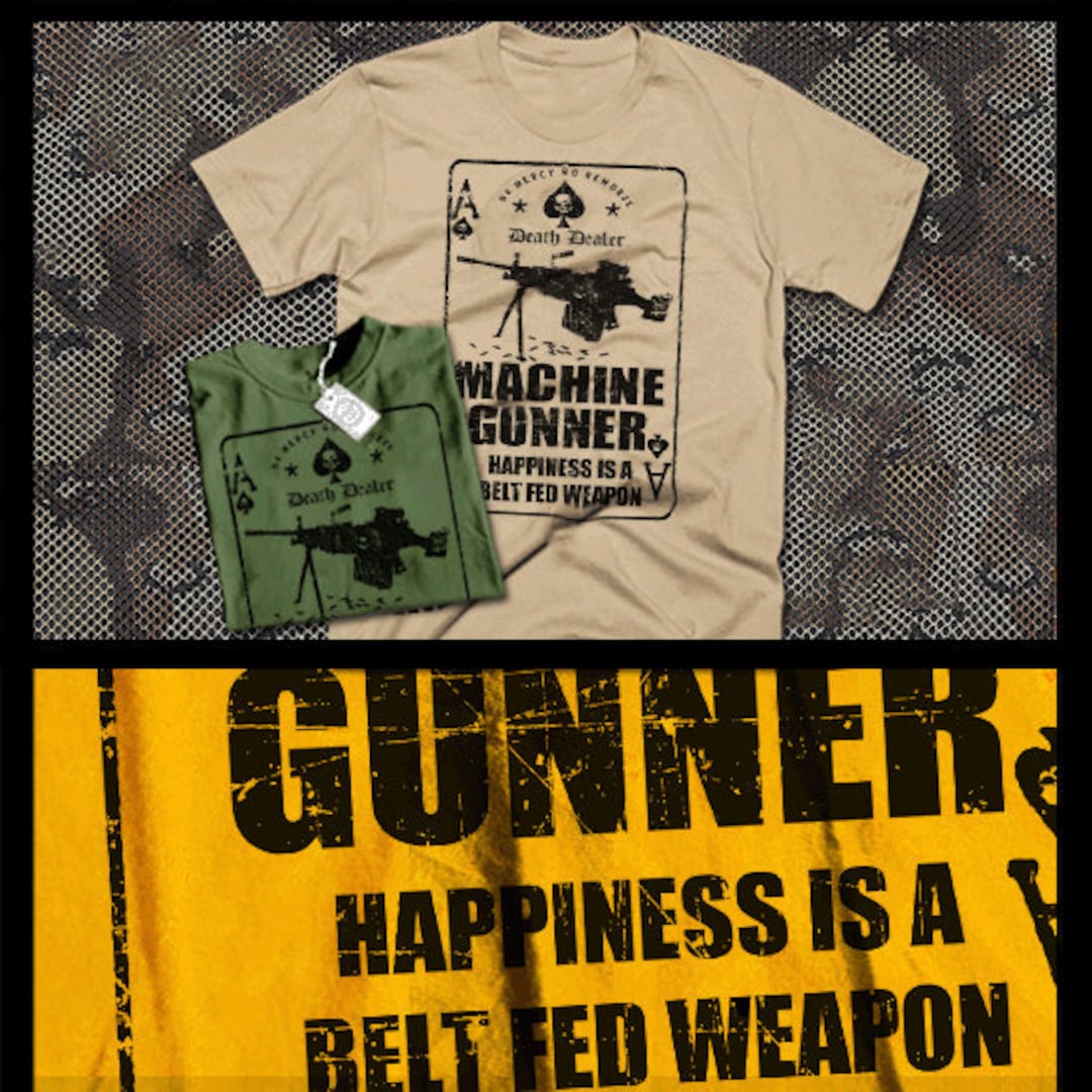 Army Infantryman T-shirt Commando Combat Arms Machine Gunner Sapper ...