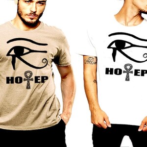 Egyptian God T-shirt Ancient Kemet Egypt Eye of Horus Hotep Kemetic Men ...