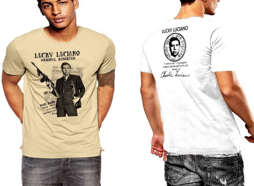 Lucky Luciano Rapper Tattoos