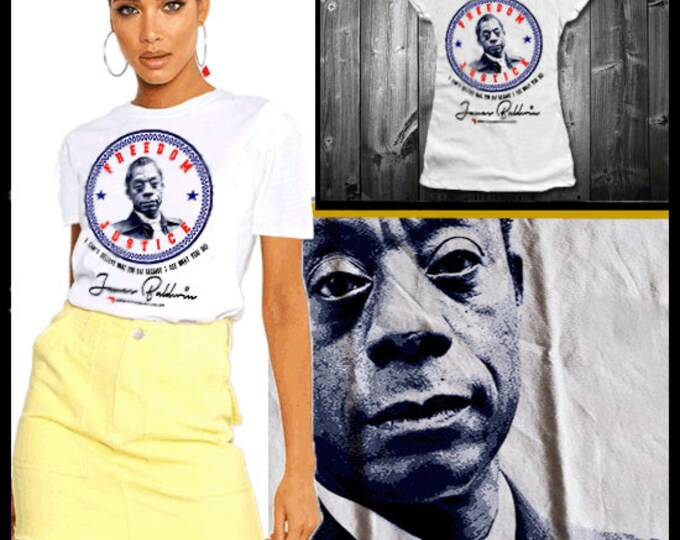 Black History Month Pride and Power James Baldwin T-shirt African ...