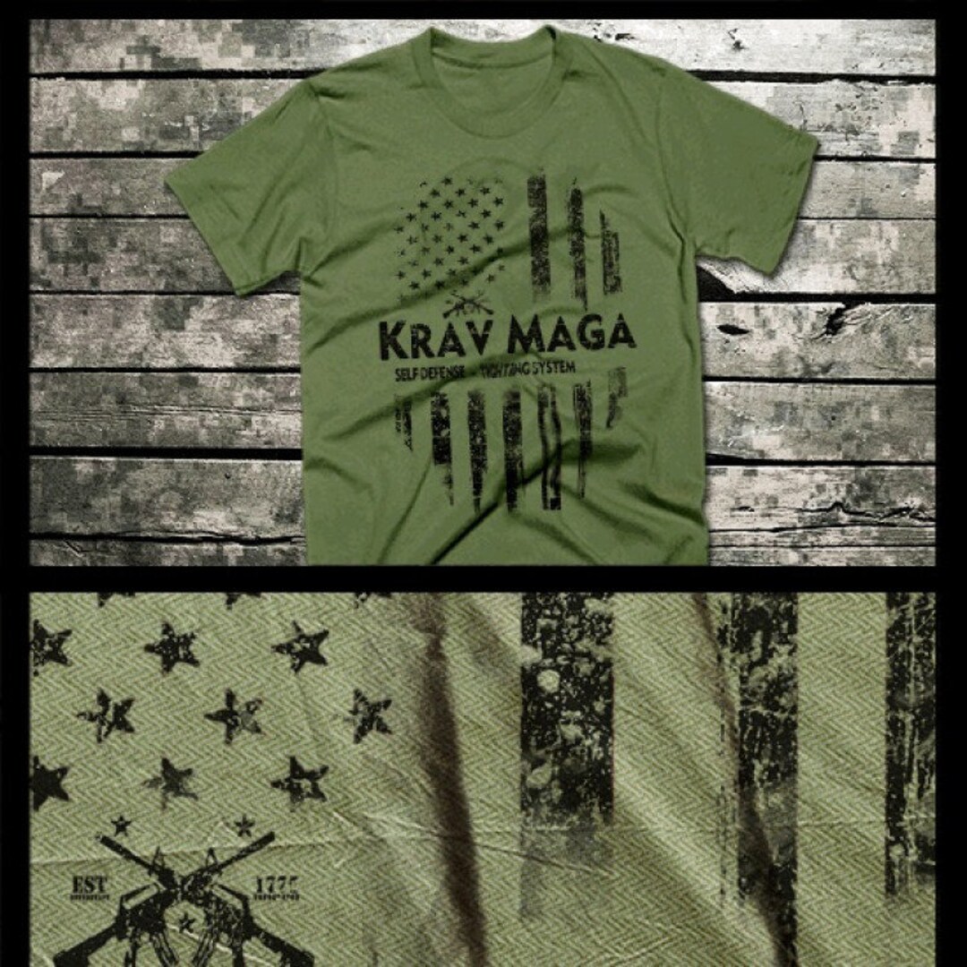 Krav Maga Flag T-shirt Self Defense Military Martial Arts Special ...