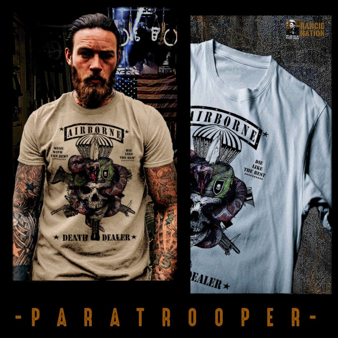 Airborne Paratrooper T-shirt Death From Above Special Forces Ranger Air ...