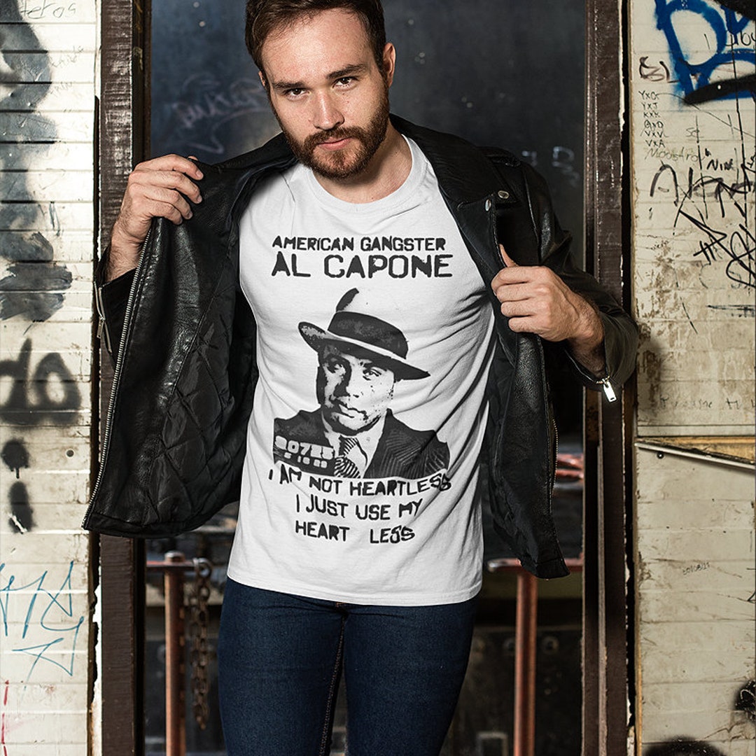 Al Capone T-shirt Al Capone Tshirt Mafia Chicago Gangster Mob Boss ...