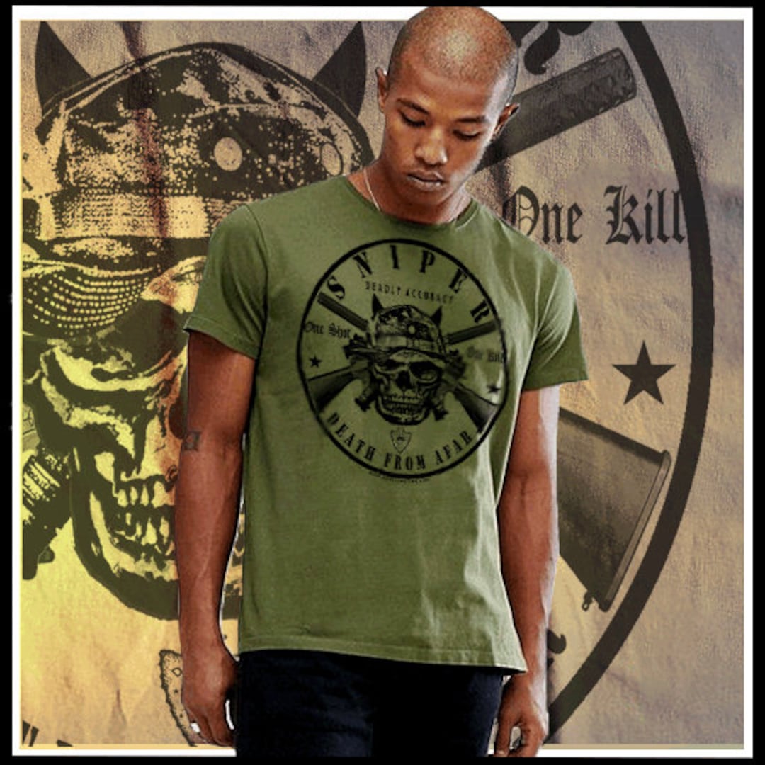 Military Special Operations T-shirt Marksman SWAT Iraq Afghanistan ...