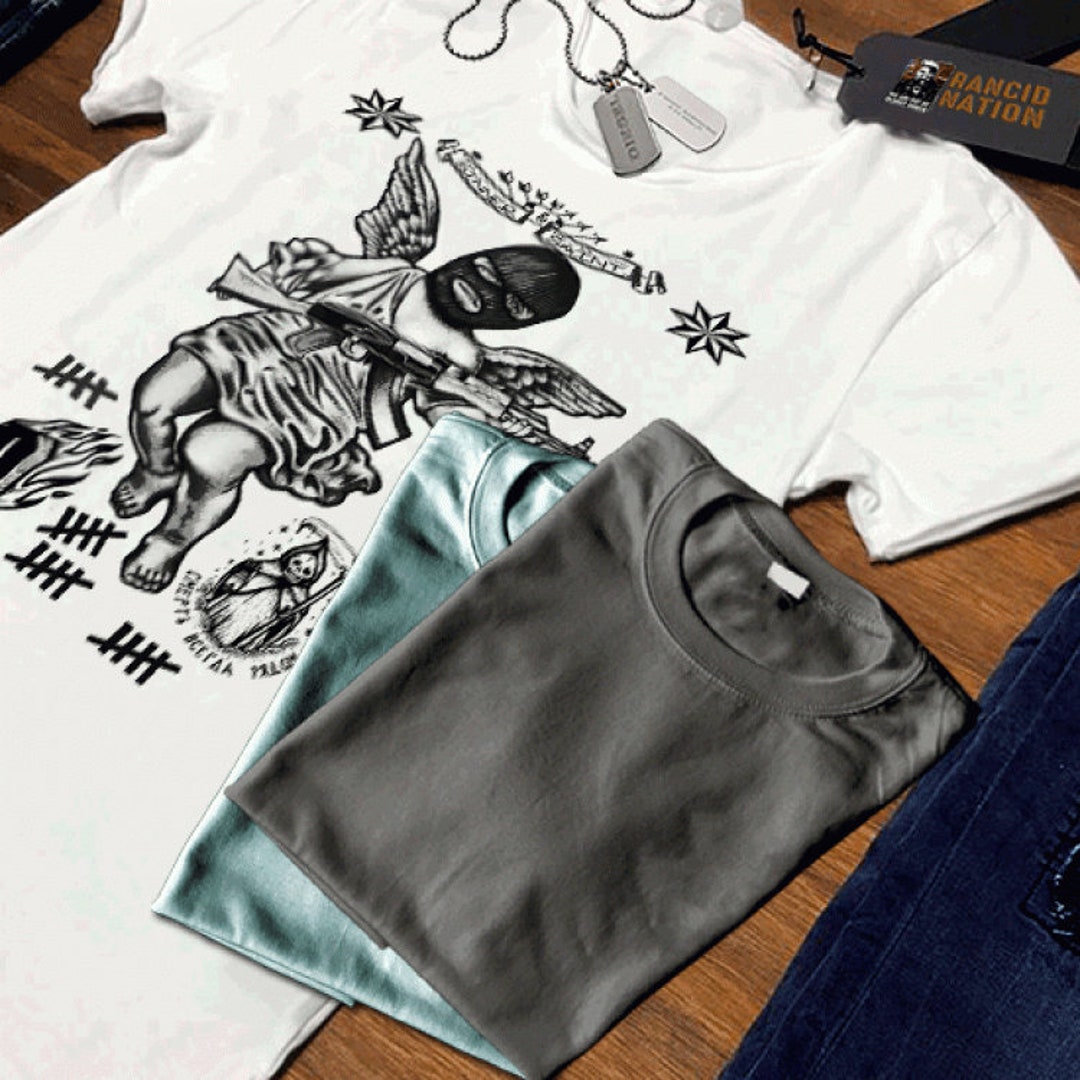 Mobster T-shirt Mafia Criminal Tattoo Russian Gangster Tee Mob Boss ...