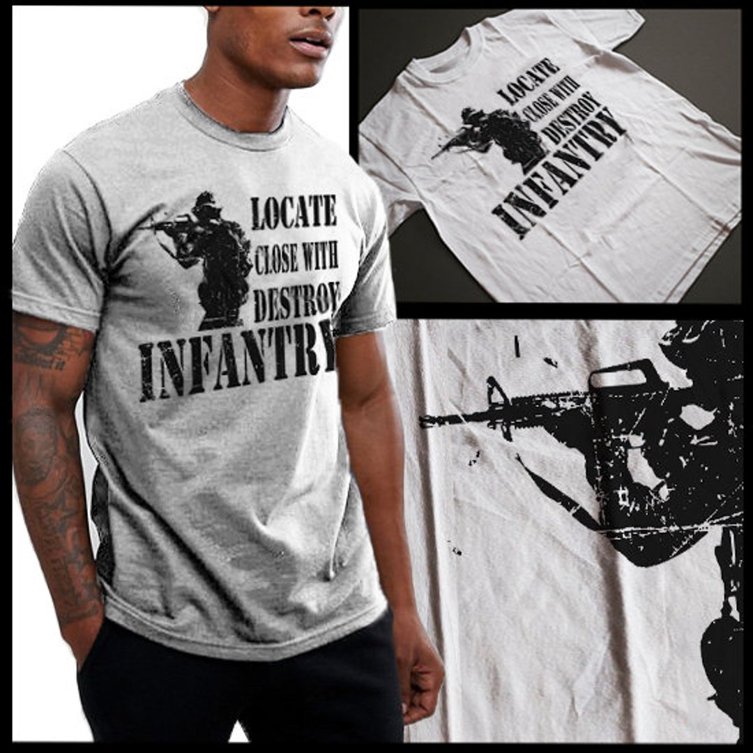Infantry Combat Veteran T-shirt Army Navy Army Reserves, Iraq War ...