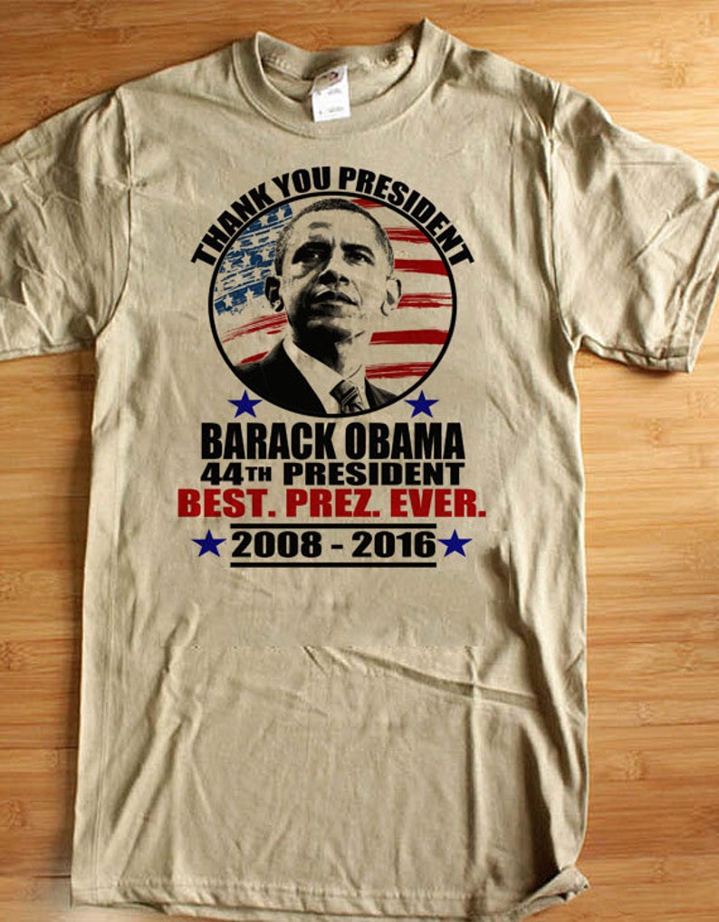 Barack Obama T-shirt Thank You Best President Ever Cotton Tee - Etsy