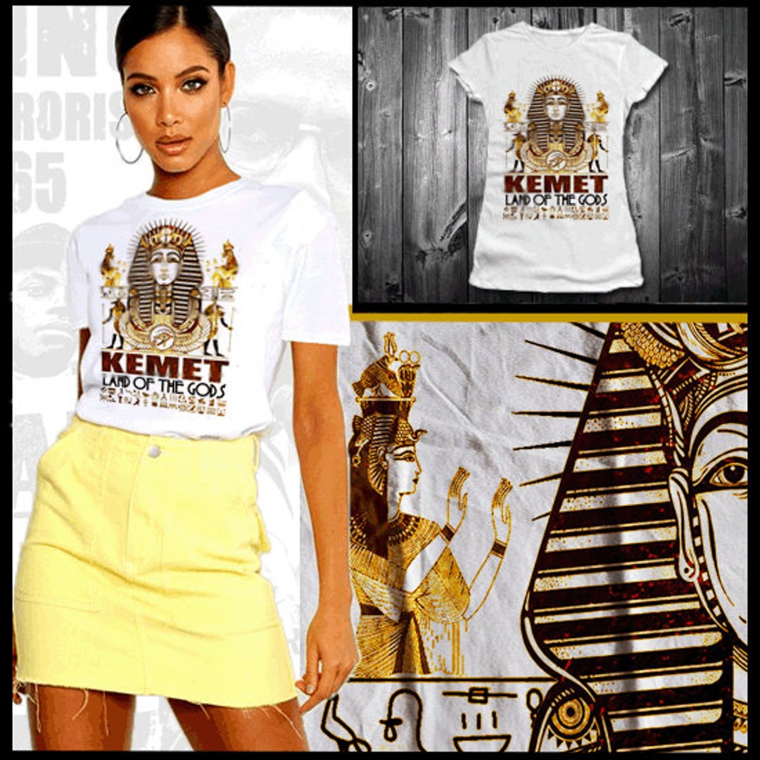 Kemet T-shirt Ancient Egypt Kemetic Land of the Black Gods MAAT African ...
