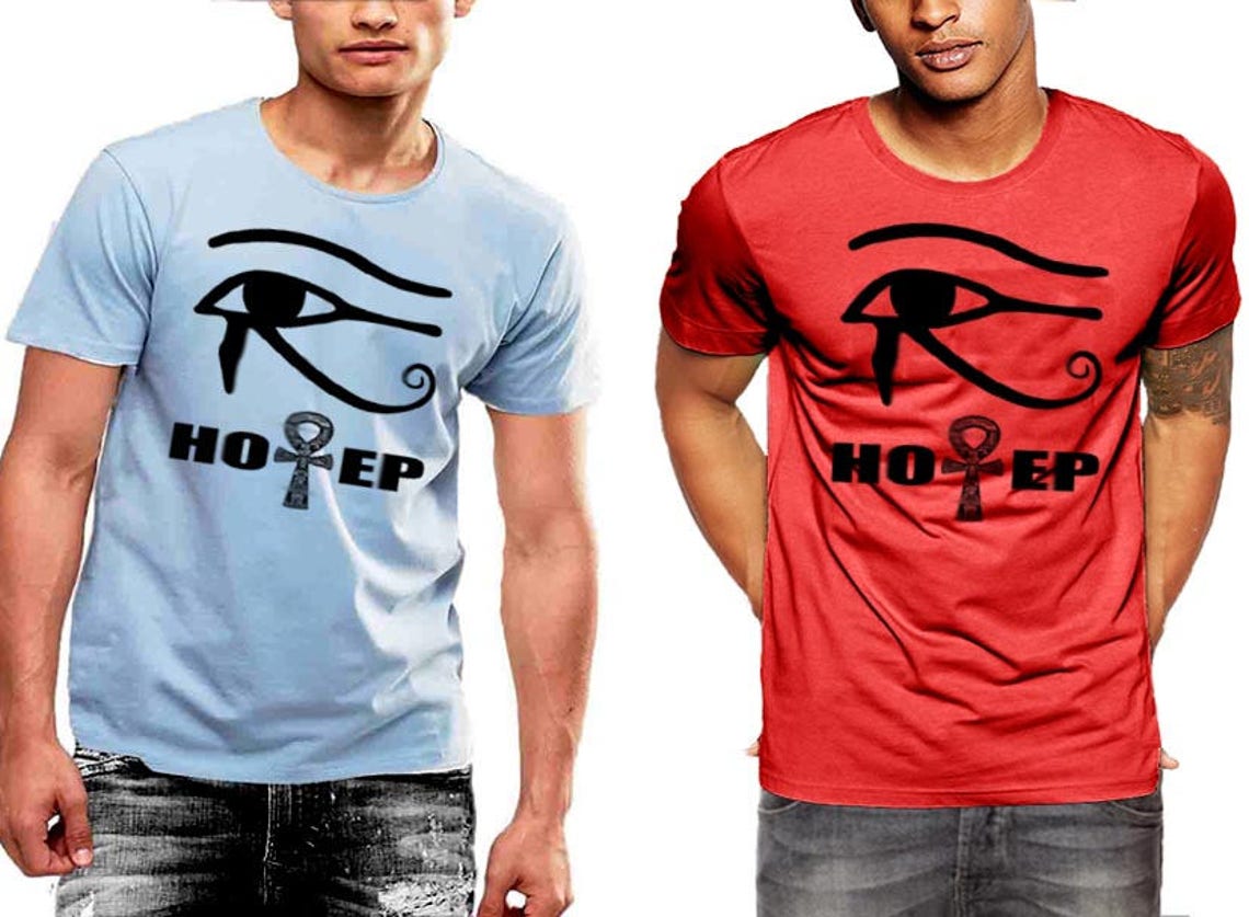 Egyptian God T-shirt Ancient Kemet Egypt Eye of Horus Hotep - Etsy