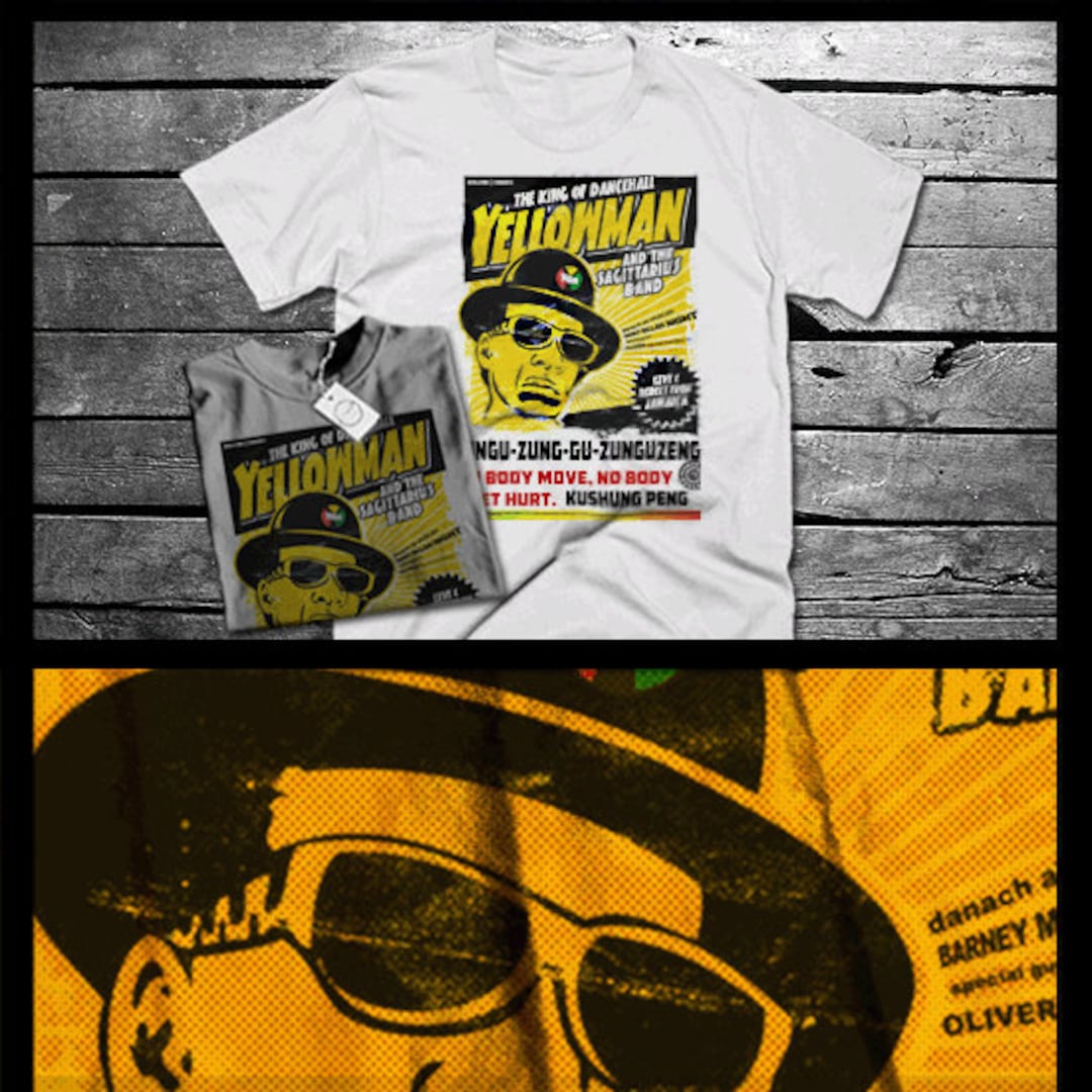 Jamaican Dancehall Reggae Icon T-shirt Jah Rastafari Yardman Stylee ...