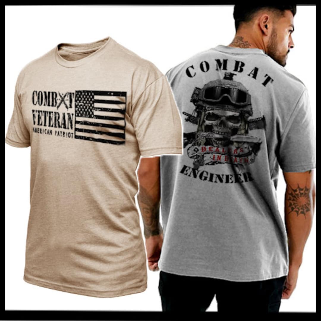 Special Forces Combat Engineer T-shirt Army Navy Military, Rangers ...