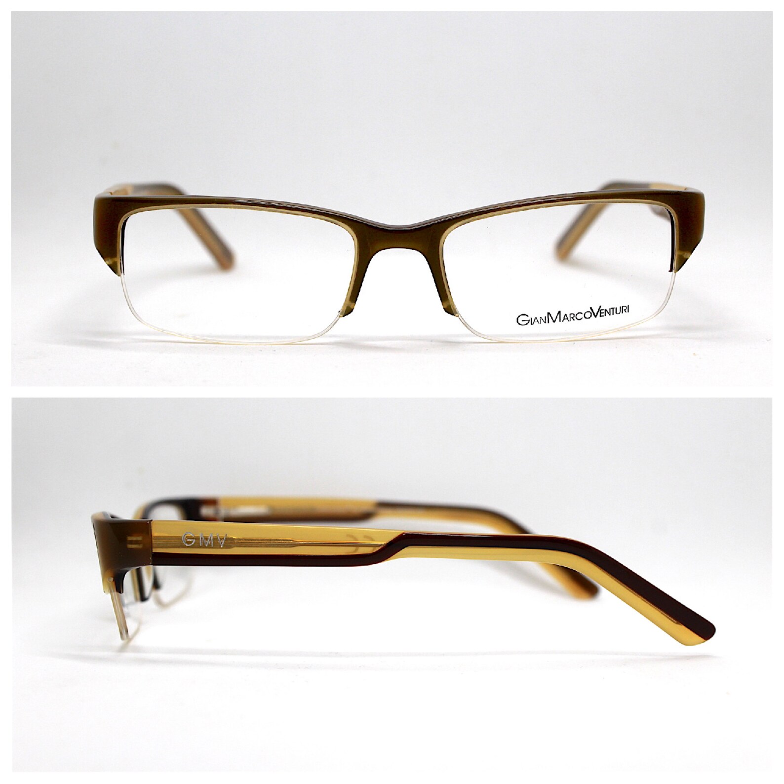MADE IN ITALY Eyewear Optical Frame Gianmarco Venturi Low Rectangular ...